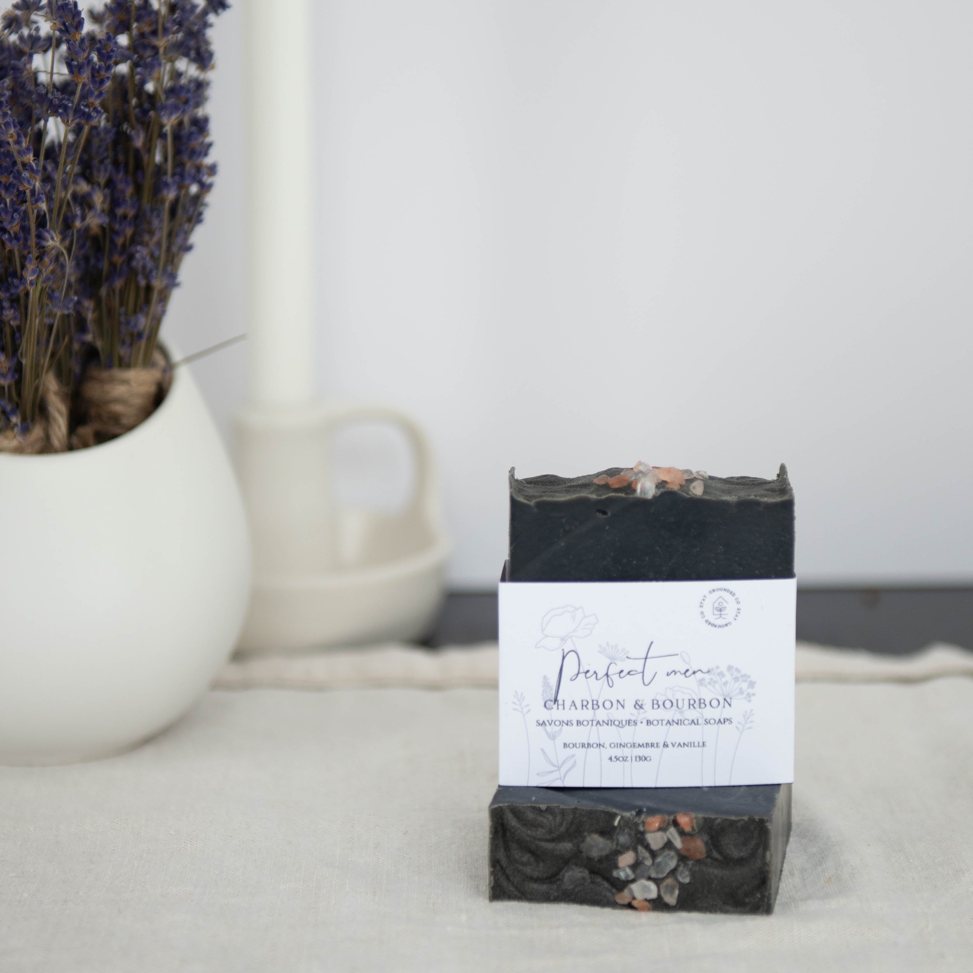 Savon Charbon actif & Bourbon | Perfect Men – Staygroundedco